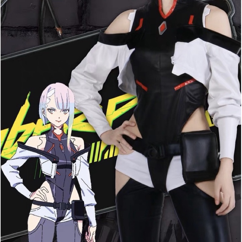 Lucy Cyberpunk Cosplay ชุดคอสเพลย์ ลูซี่ไซเบอร์พังค์ ชุดคอสเพลงไซไฟ ...