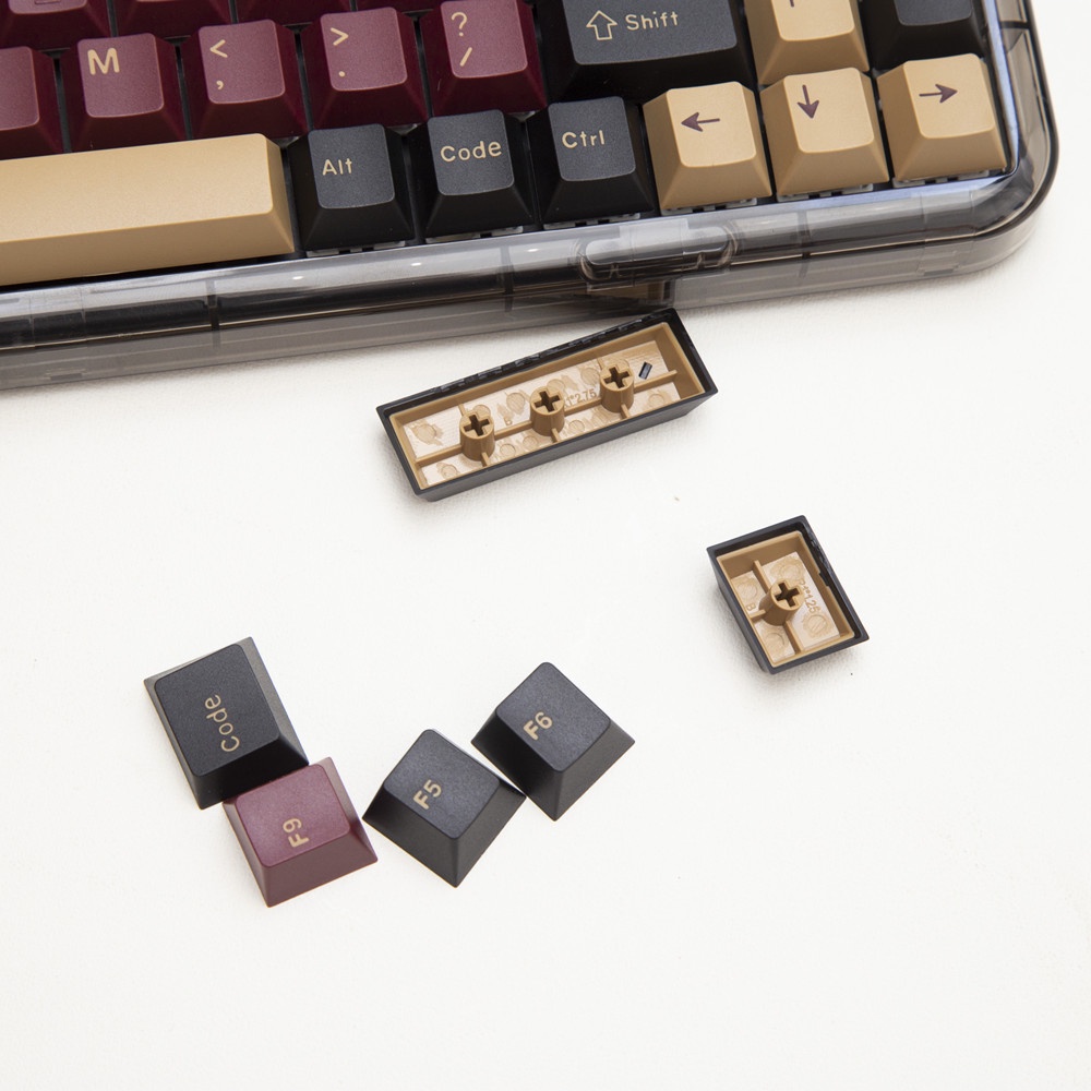 173 คีย์ Red Samurai Keycaps Cherry Profile ABS Double Shot สำหรับแป้น ...