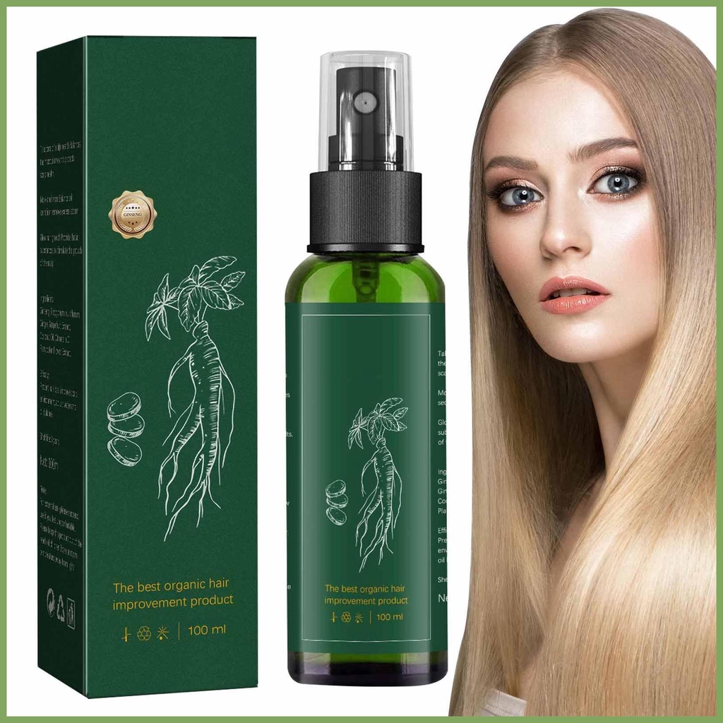Ginseng Essence For Hair Regrowth Anti Hair Loss Ginseng Natural Herbal
