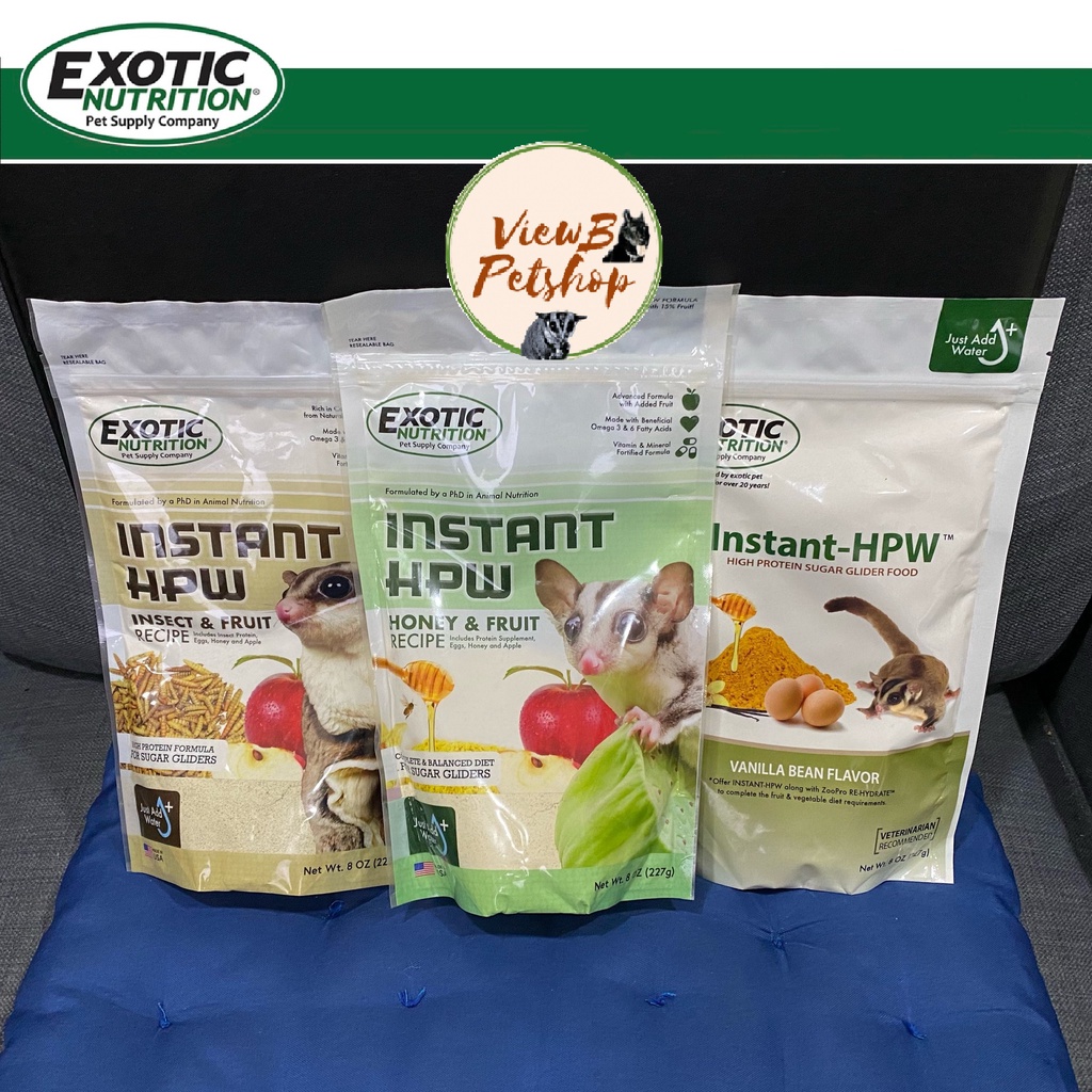 [Exotic Nutrition] อาหารชงชูการ์ไกลเดอร์ HPW 3 สูตร 227 กรัม Instant ...
