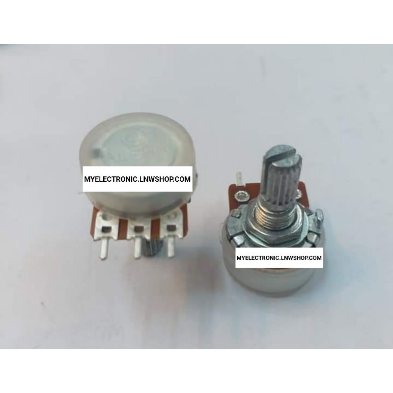 โวลุ่ม 20KC 50KC วอลลุ่ม C20K C50K 1pcs VR ยี่ห้อ ALPHA แท้ แกนสั้น 3ขา ...