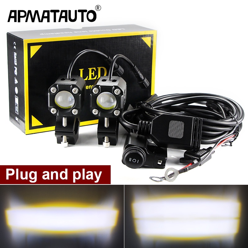 LED Hi/Lo for BMW R1250GS/ADV LC KTM Honda motorcycle general spotlight ...