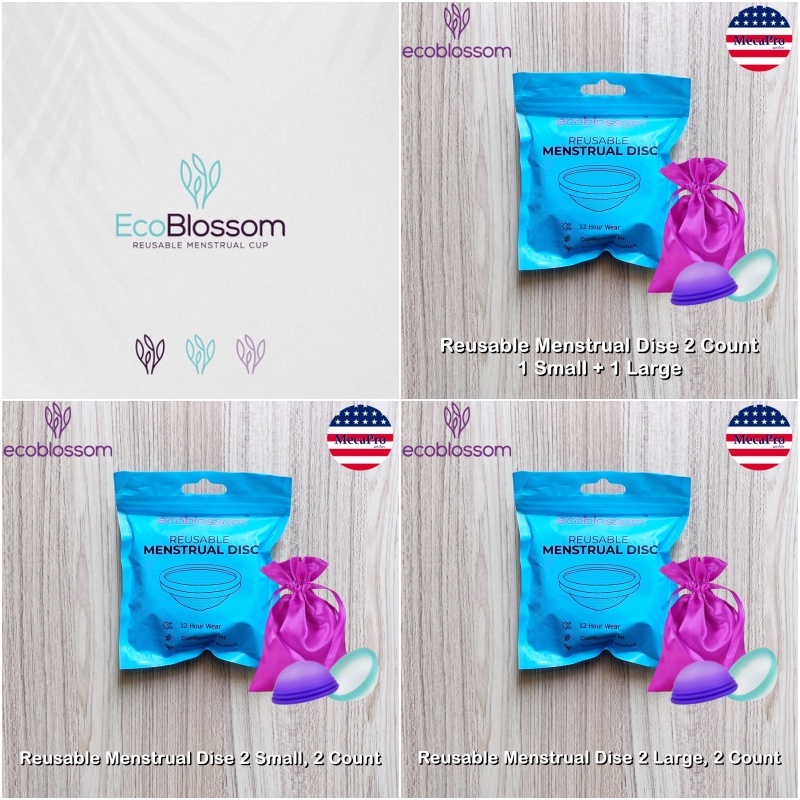 [EcoBlossom] Reusable Menstrual Disc 2 Count ถ้วยอนามัย ถ้วยรองรับประจำ ...