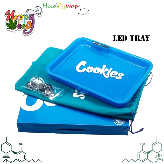 ถาด LED Cookies Rolling Tray ถาดโรล มีไฟ วิปวับ ถาดสำหรับใส่ของ ถาด ...