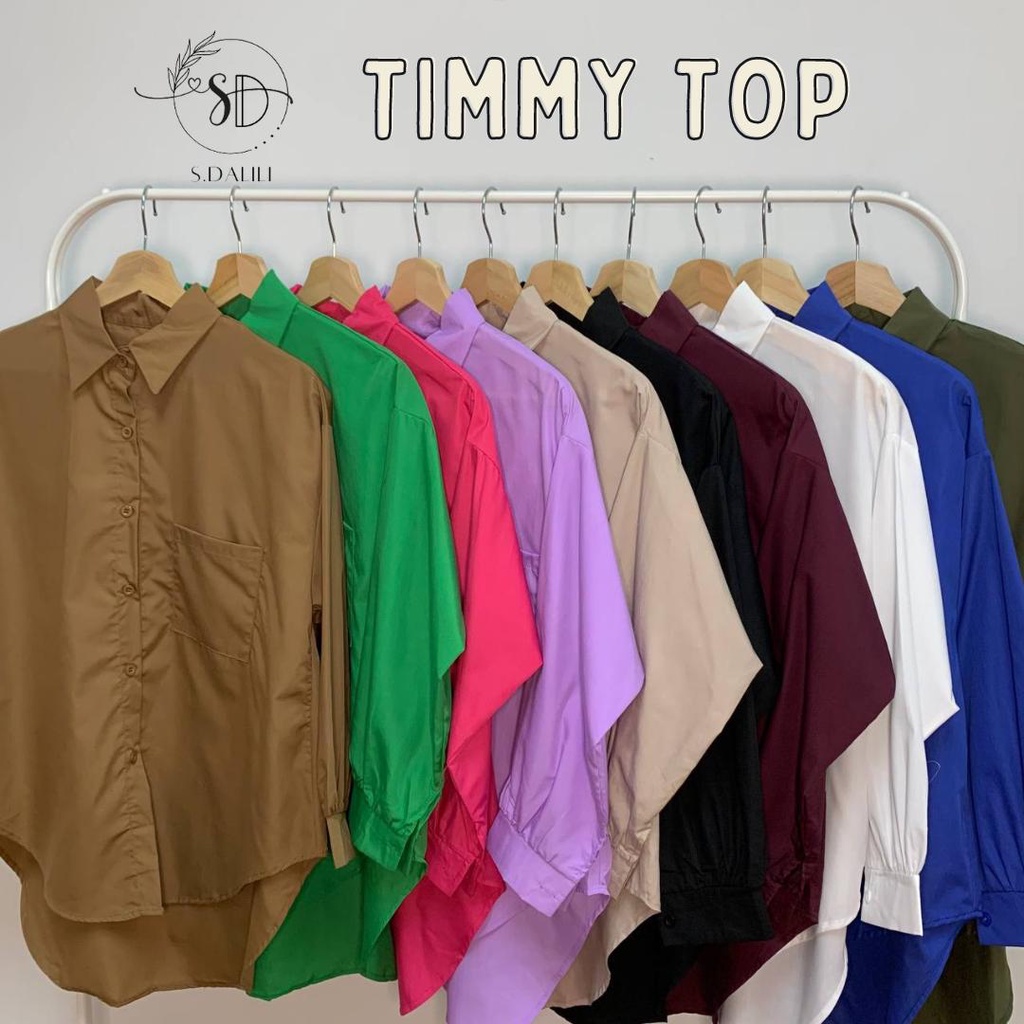 ผ้าฝ้ายพรีเมี่ยม TIMMY TOP | Shopee Thailand