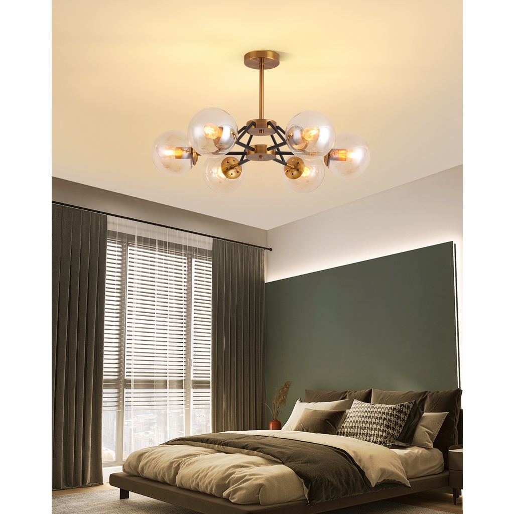 neolight- ไฟช่อ JH06-amber-แถมหลอดไฟ LED VINTAGE แสงเหลืองให้ครบชุด ...
