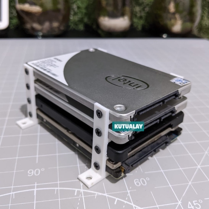ขาตั้ง SSD/HDD 2.5 4 Stack 2 Stack Mount Bracket Hardisk Rack Holder | Shopee Thailand