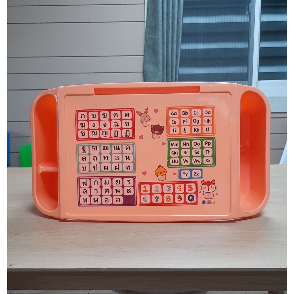 โต๊ะเรียนเด็กเล็ก อนุบาล อเนกประสงค์แบบ 3 ช่อง KF-0077 | Shopee Thailand