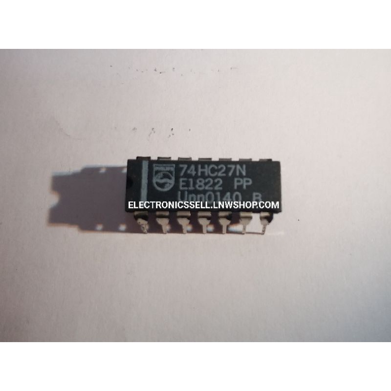 SN74HC27N 74HC27 N ไอซี DIP-14 ขา IC ยี่ห้อ PHILLIPS ฟิลลิป ของแท้ ...