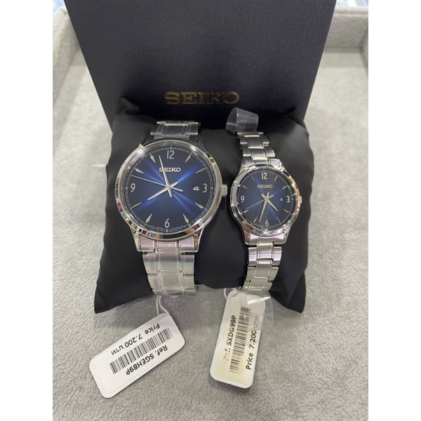 นาฬิกา Seiko Quartz Blue Sunray รุ่น SGEH89P1 (man) และ SXDG99P1P1 ...