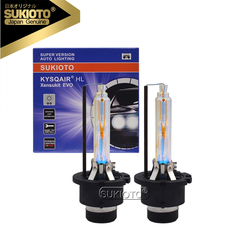 SUKIOTO JAPAN 2PCS 55W D2S Xenon Light D2R 6000K D4S HID 3000K D4R HID ...