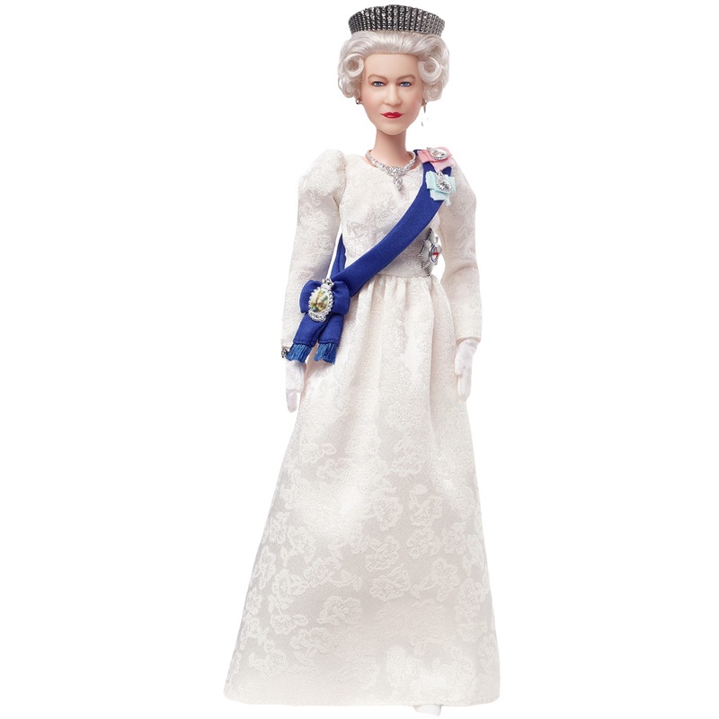 ตุ๊กตาบาร์บี้ Queen Elizabeth II Elizabeth The Queen of England ของเล่น ...