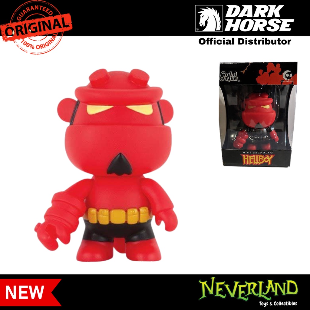 DARK HORSE Hellboy - Deluxe Hellboy Red Mini Qee 5" Action Figure ...