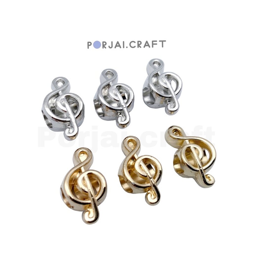 ลูกปัดกุญแจซอล Musical Note Beads 19mm | Shopee Thailand
