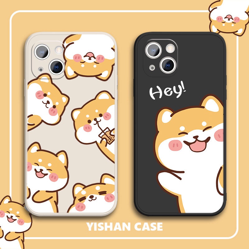 Shiba inu cartoon~เคสไอโฟน iPhone Xr Xs X max เคสมือถือ 8พลัส 12 14 13 ...