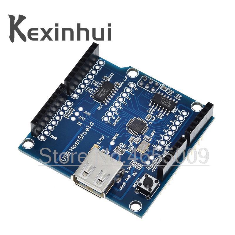 USB Host Shield 2.0 for Arduino UNO MEGA ADK Compatible for Android ADK DIY Electronic Module ...