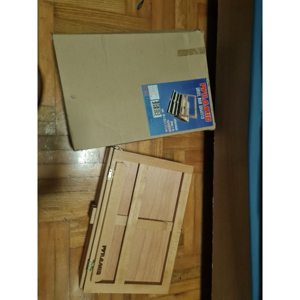 (มือสอง) ขาตั้งบนโต๊ะปิรมิดพร้อมลิ้นชัก Pyramid Easel Box | Shopee Thailand
