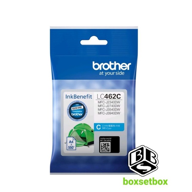 หมึก brother LC462BK C M Y ใช้กับ MFC-J2340DW MFC-J2740D MFC-J3540DW ...