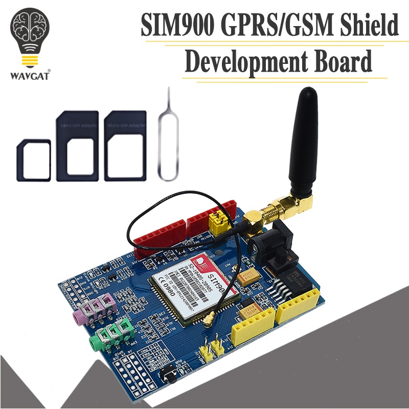 WAVGAT SIM900 850/900/1800/1900 MHz GPRS/GSM Development Board Module ...