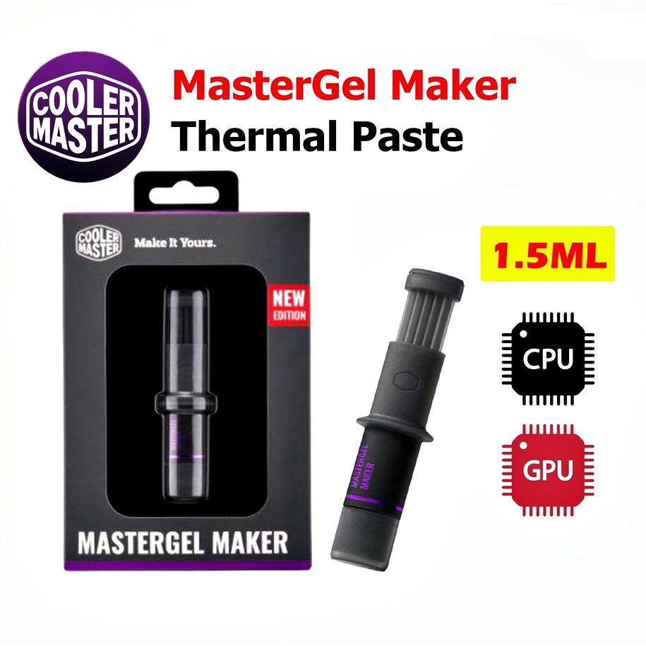 Silicone (ซิลิโคน) COOLER MASTER MasterGel Maker (Flat Syringe) สำหรับ ...