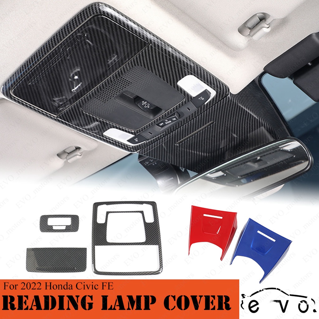 ฝาครอบไฟอ่านหนังสือ คาร์บอนไฟเบอร์ สําหรับ Honda Civic FE 11th Civic ...