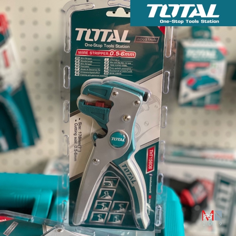 Total คีมปอกสายไฟ อัตโนมัติ ขนาด 7 นิ้ว รุ่น THT15606 ( Wire Stripper ...