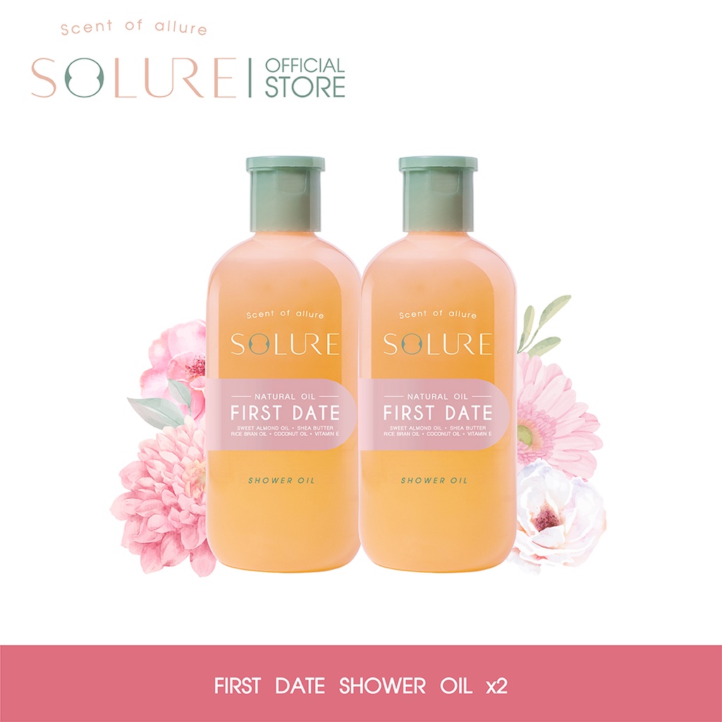 SOLURE FIRST DATE SHOWER OIL 2 PCS. | Shopee Thailand