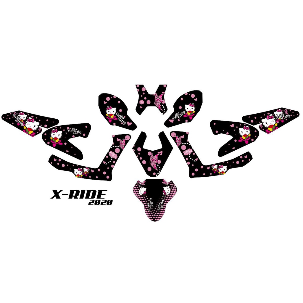 Yamaha X RIDE X-RIDE XRIDENew 125 - Hello Kitty Motorcycle Full Body ...