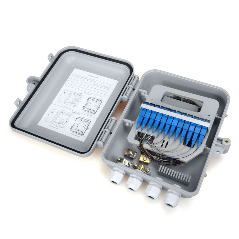 Optical Fiber Distribution Box 12 Core Full With SC Adapter Pigtail 1 : ...