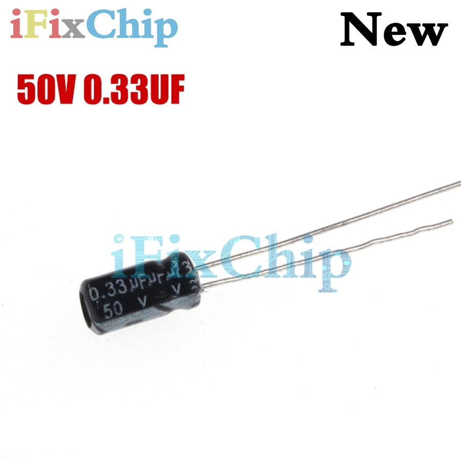 ใหม่ ตัวเก็บประจุไฟฟ้า คุณภาพสูง 50V0.33UF 5*11 มม. 0.33UF 50V 5*11 50 ชิ้น | Shopee Thailand