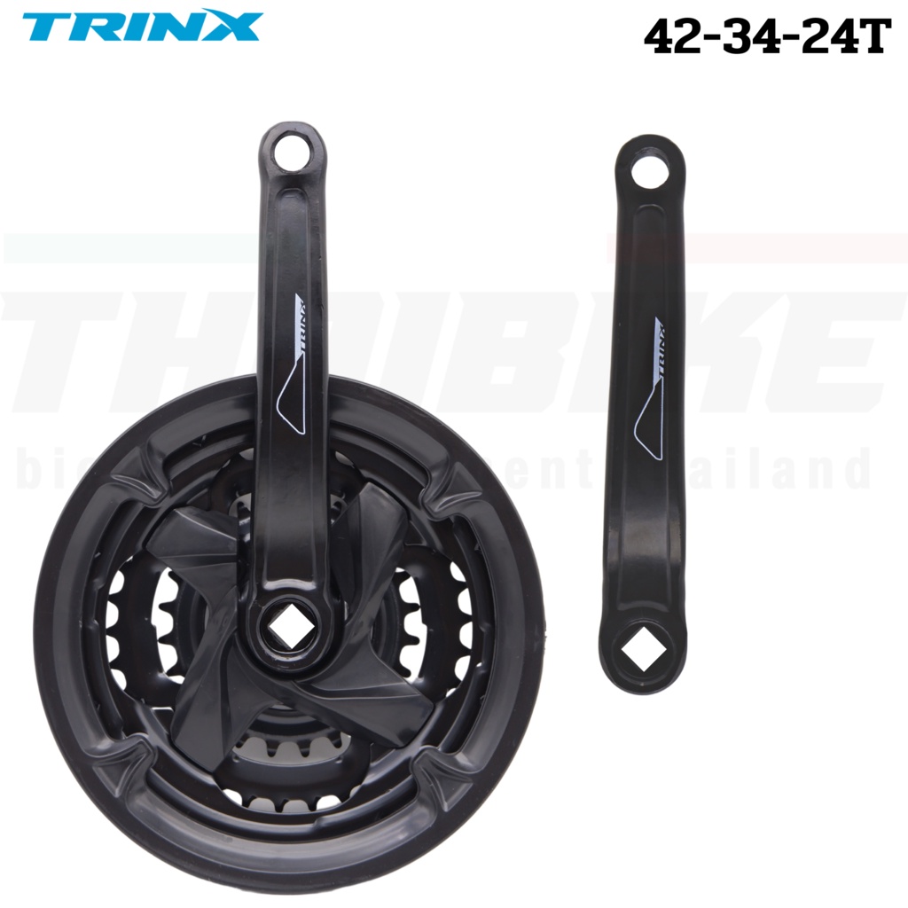 ชุดขาจานจักรยานเสือภูเขา TRINX M136 ขนาด 42-34-24T ขายาว 170มม. | Shopee Thailand