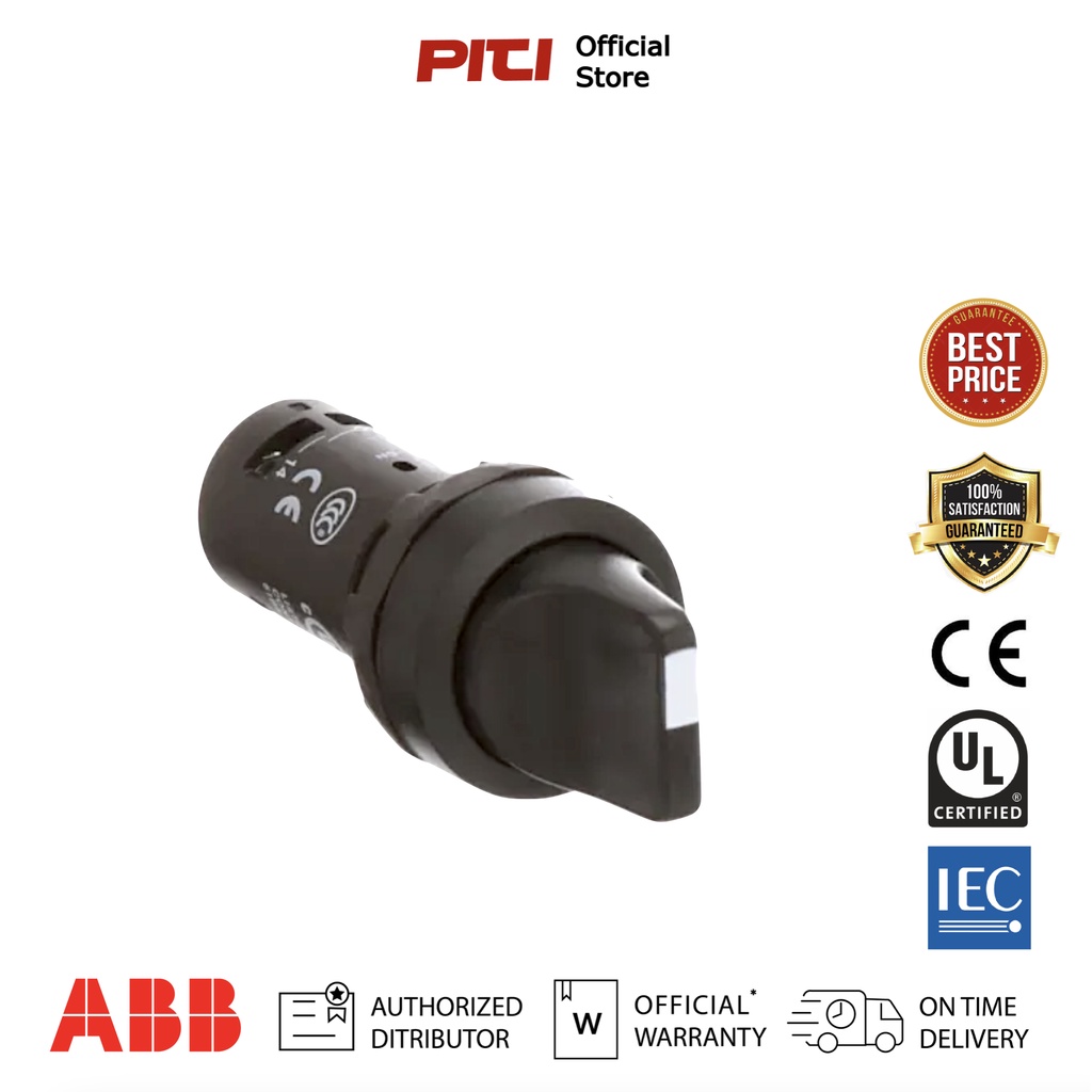 ABB Selector Switch C3SS2-10B-11 (1NO+1NC) | Shopee Thailand
