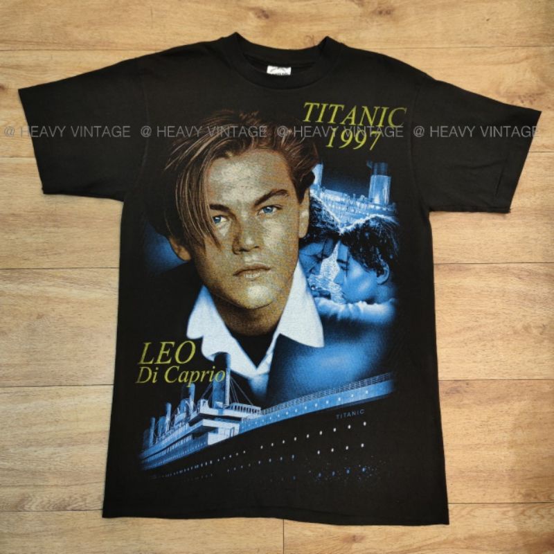 TITANIC BOOTLEG เสื้อลายหนังภาพยนตร์ ฟอกนุ่ม วินเทจ heavy vintage ...