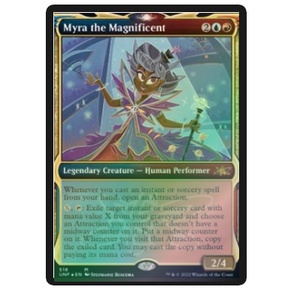 [MTG] Single Rare Card (Unfinity Galaxy Foil) - Myra, Magar, Starlight ...
