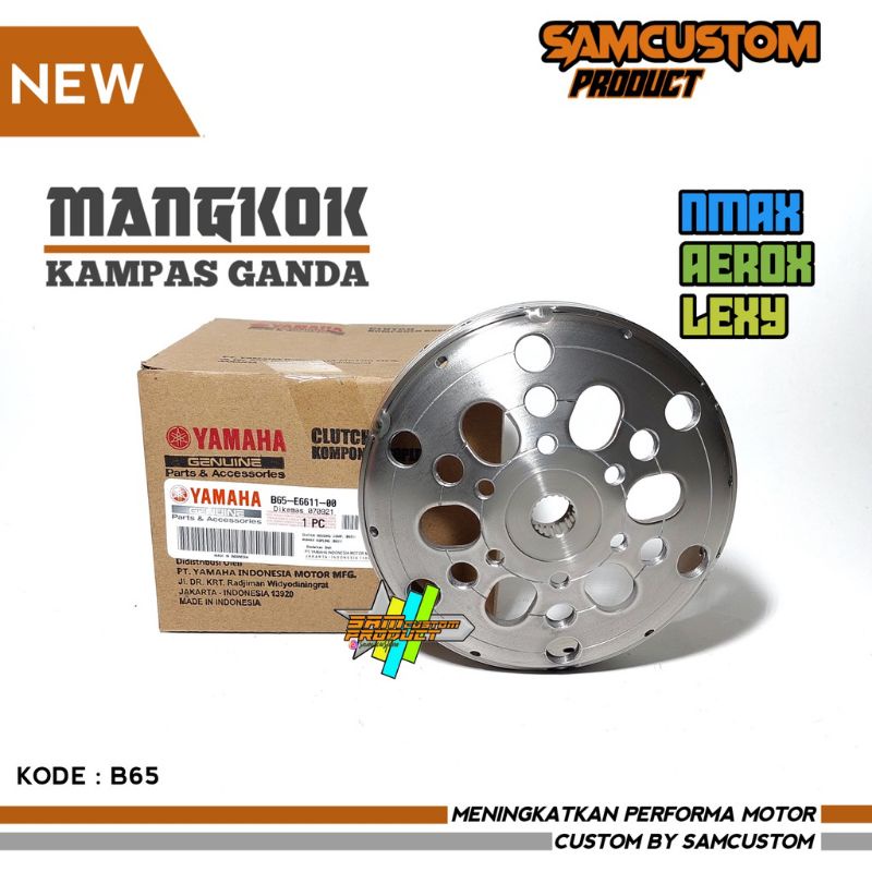 Cvt Bowl With Double Lining Nmax PNP Aerox Lexi Code part b65 original ...