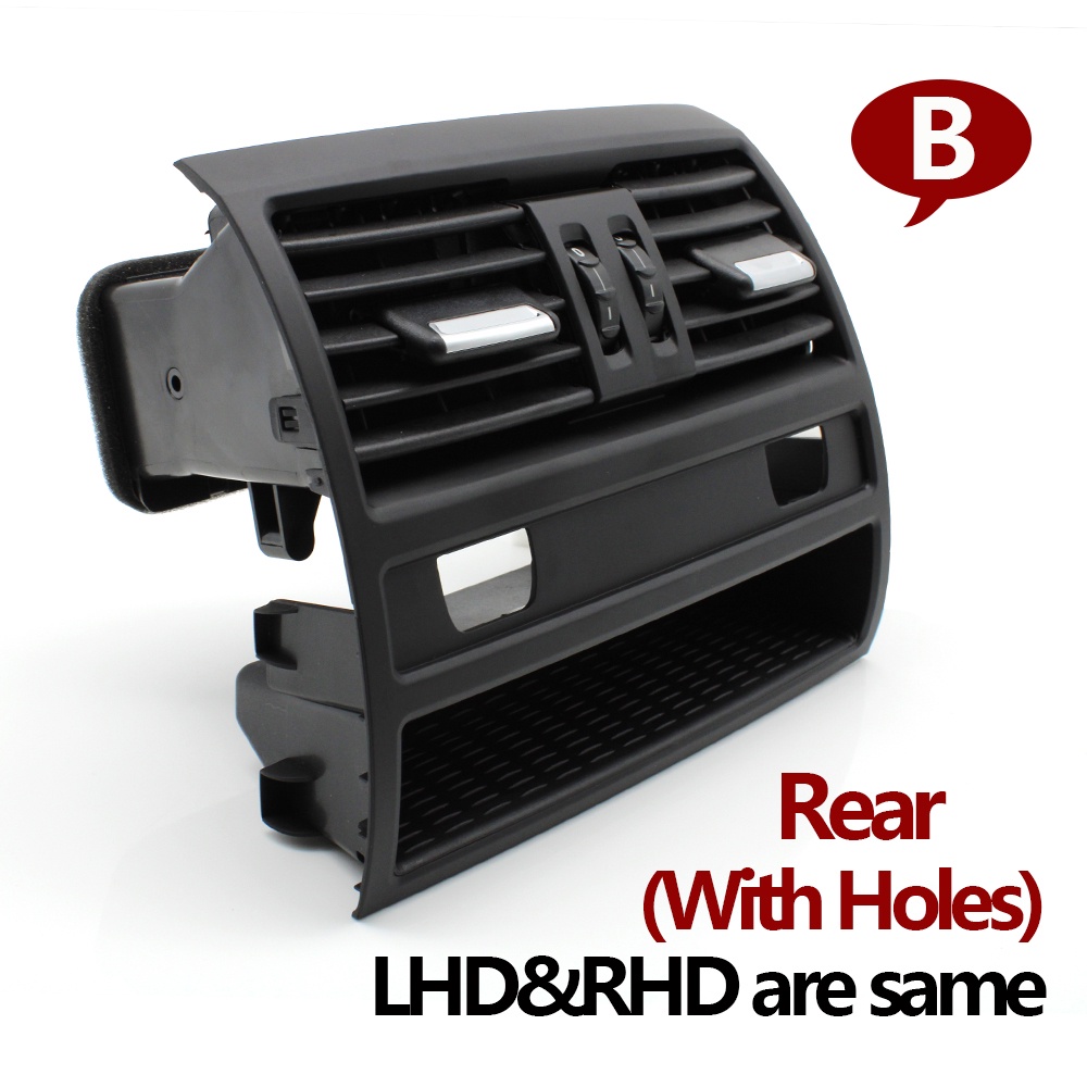 ช่องระบายอากาศเครื่องปรับอากาศด้านหลัง แบบเปลี่ยน สําหรับ BMW 5 Series ...