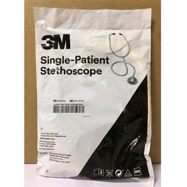 หูฟัง 3M Single-Patient Stethoscope SPS-YA1100 (สำหรับผู้ใหญ่) | Shopee ...