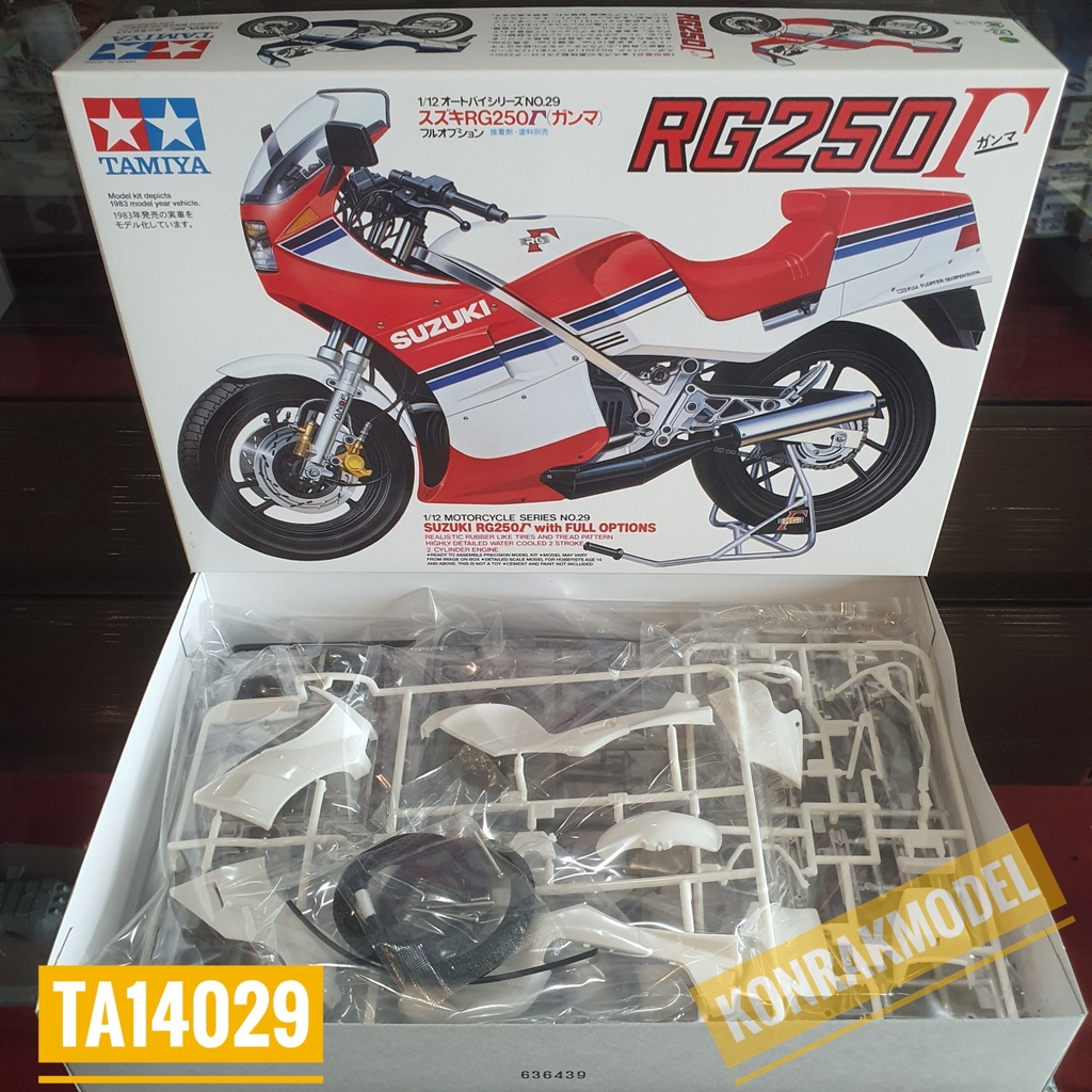 Tamiya 14029 SUZUKI RG250 FULL OPTIONS 1/12 | Shopee Thailand