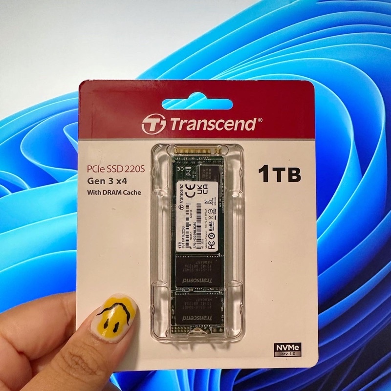 Transcend PCle SSD 220S Gen3x4 with DRAM Cache 1TB | Shopee Thailand