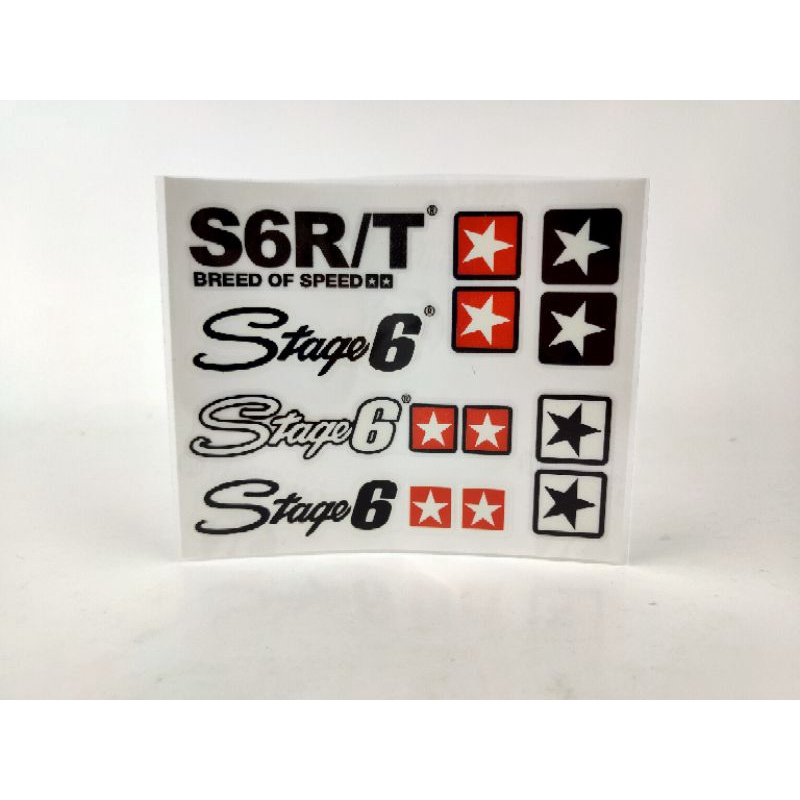 sticker stage6 พื้นใส ติดได้ทุกสี | Shopee Thailand