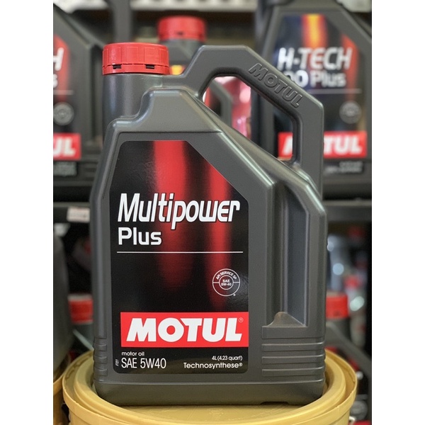 ของแท้ น้ำมันเครื่องยนต์เบนซิน Motul Multipower 5w40 ขนาด4ลิตร API:SP | Shopee Thailand