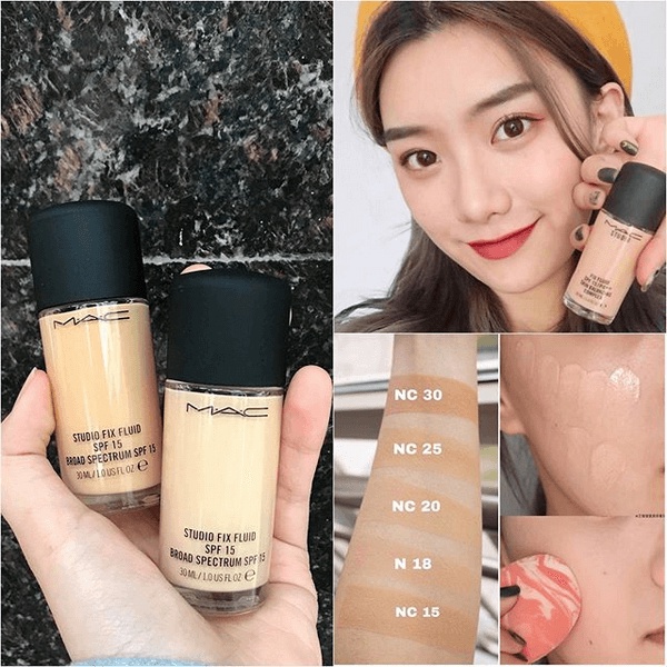 แท้ทั้งร้าน !! แบ่งขายรุ่นคุมมัน MAC STUDIO FIX FLUID FOUNDATION ...