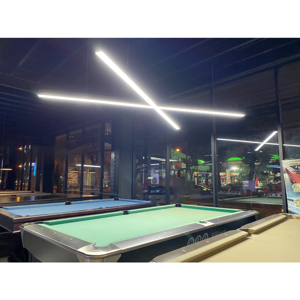 GR8 Billiards โคมไฟ LED โต๊ะพูล สำหรับโต๊ะ 7-9 ฟุต Bolt X LED Smart ...