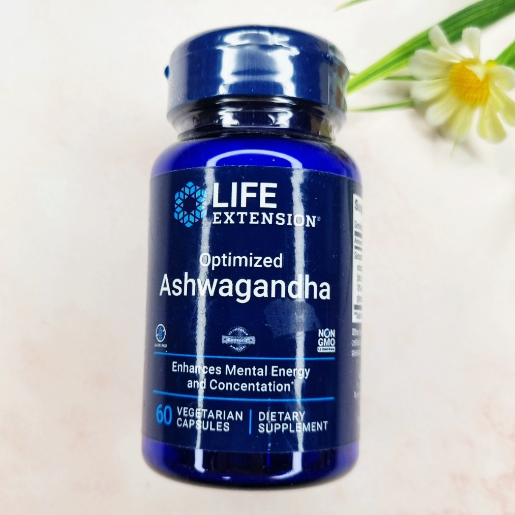[Life Extension®] Optimized Ashwagandha Extract 60 Vegetarian Capsules ...