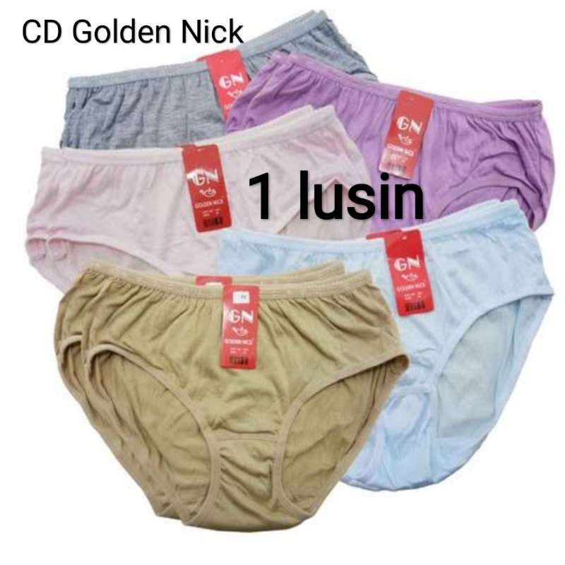 1 โหล Golden Nick กางเกงชั้นในสตรี 12 ชิ้น Jumbo Adult CDs หลายโหลขาย ...