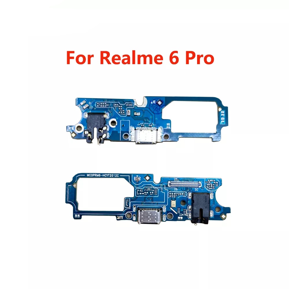 สําหรับ Realme 6 Pro พอร์ต USB แท่นชาร์จ ปลั๊ก เชื่อมต่อ สายเคเบิลอ่อน พอร์ตชาร์จ บอร์ดอะไหล่ ...