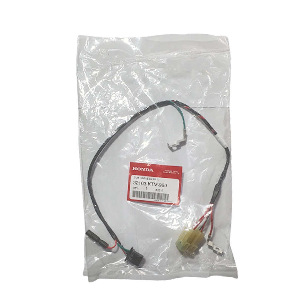 สายไฟแบตเตอร์รี่ แท้ศูนย์ WAVE125S รุ่นไฟเลี้ยวบังลม สตาร์เท้า 32103 ...