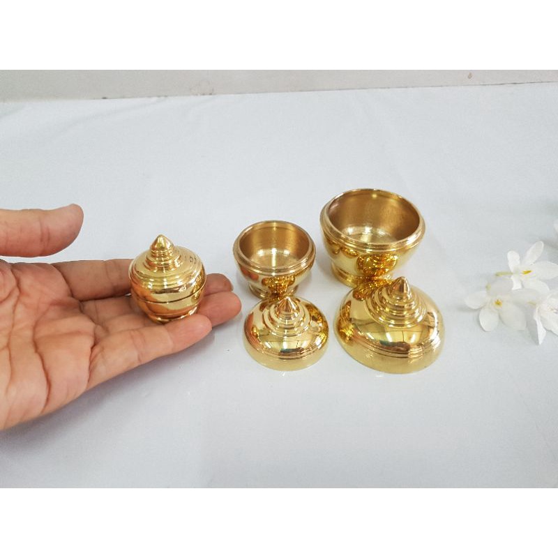 Brass byfa ตลับเกลียว AAA แบบเรียบ เบอร์1,2,3 3ขนาด | Shopee Thailand