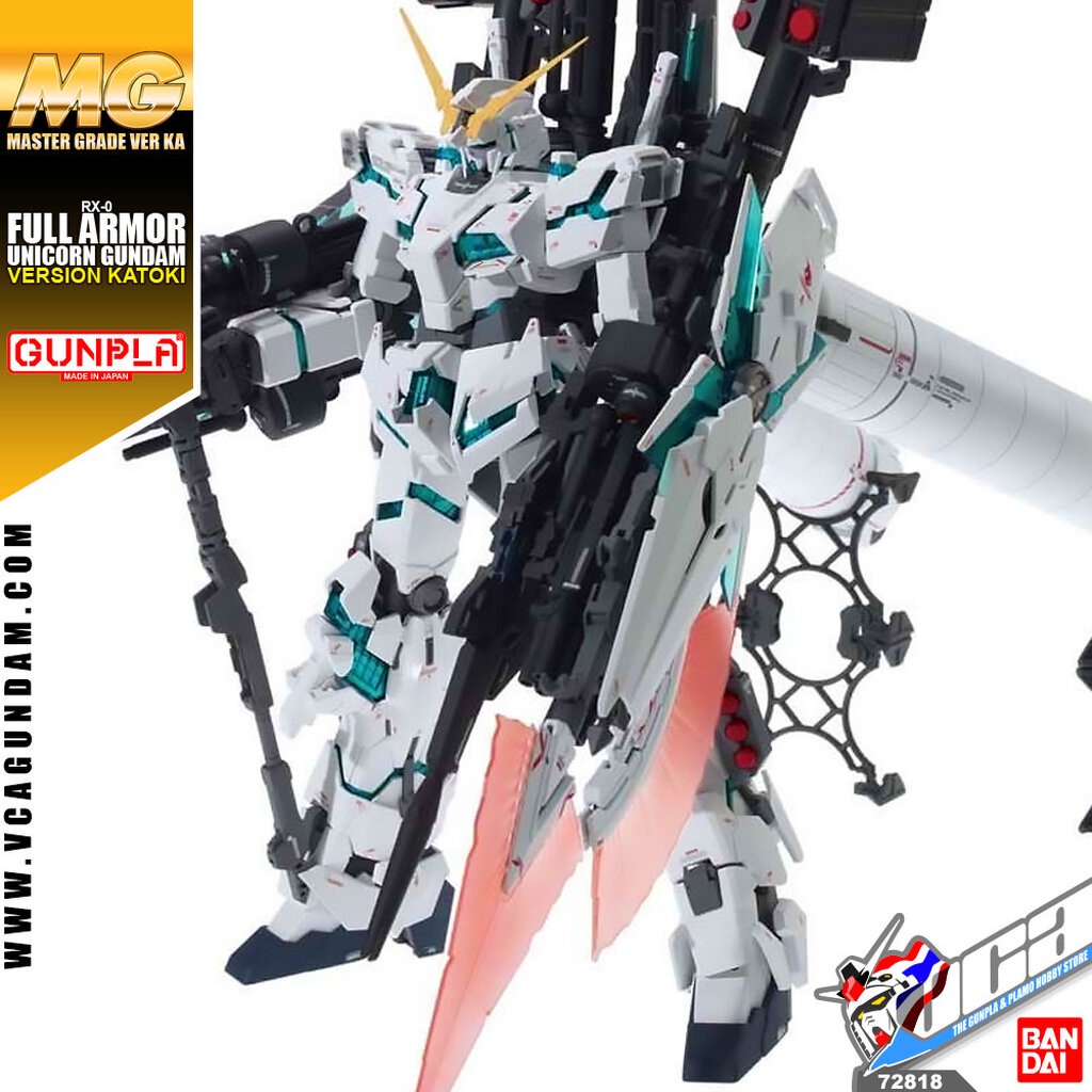 VCA ⭐️ BANDAI GUNPLA MASTER GRADE MG 1/100 FULL ARMOR UNICORN GUNDAM VER KA ประกอบ หุ่นยนต์ ...