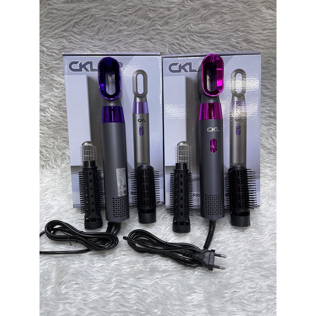 ไดร์เป่าผม [รูปแบบใหม่] CKL 286 หวีไดร์ ไดร์เป่าผมหัวแปรง 3in1 ไดร์เป่าผม ปรับได้ 3 ระดับ ไดร์เ ...